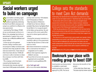 Update - Social Work Matters